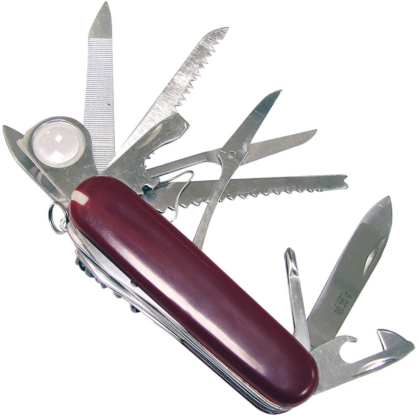 Couteau de poche multifonction 14 outils en acier de qualité joker